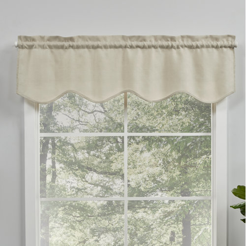 Ivory & Cream Valances & Kitchen Curtains You'll Love | Wayfair