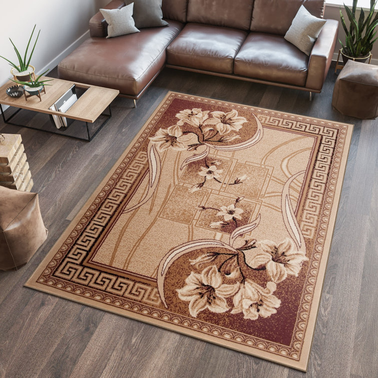 Marlow Home Co. Aengus Light Brown Area Rug | Wayfair.co.uk