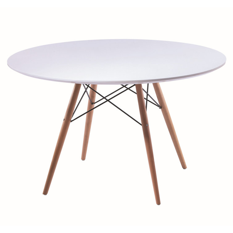Ivy Bronx Lisanna Round Solid Wood Top Dining Table | Wayfair