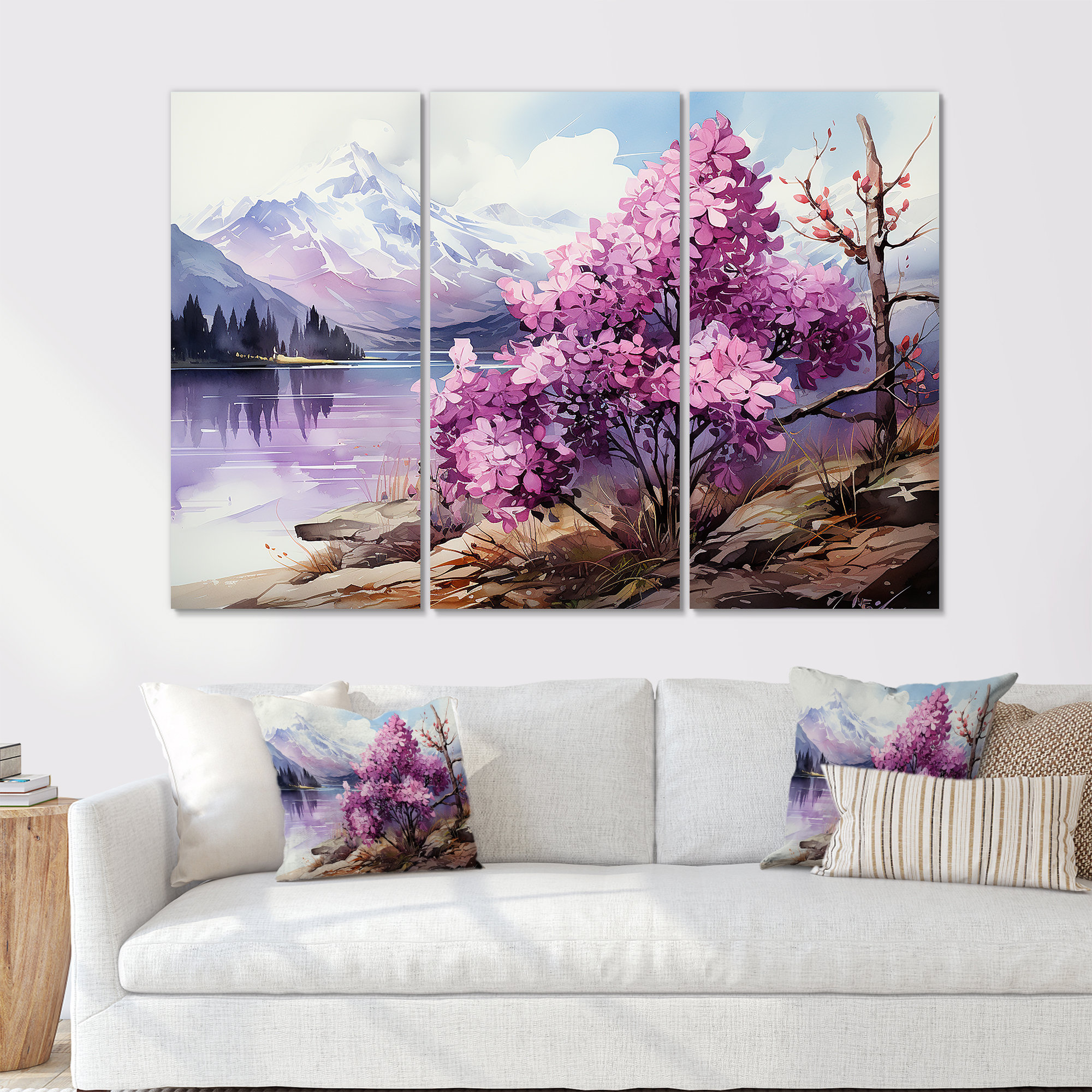 Red Barrel Studio® Lilacs Charm Volanco Delight - Lilacs Wall Art Print ...