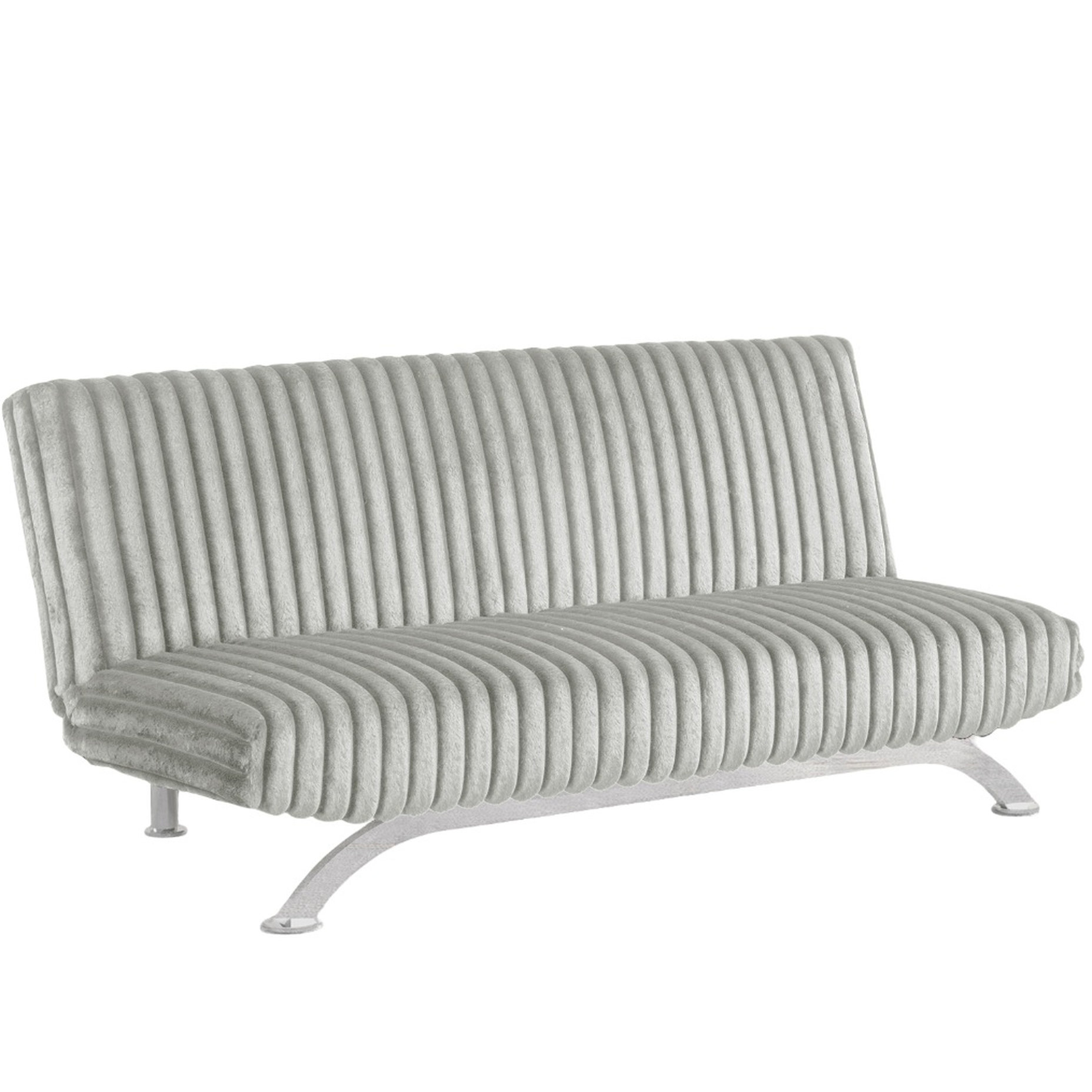 Latitude Run® Convertible Gray Futon Of Contemporary Look, Engineered ...