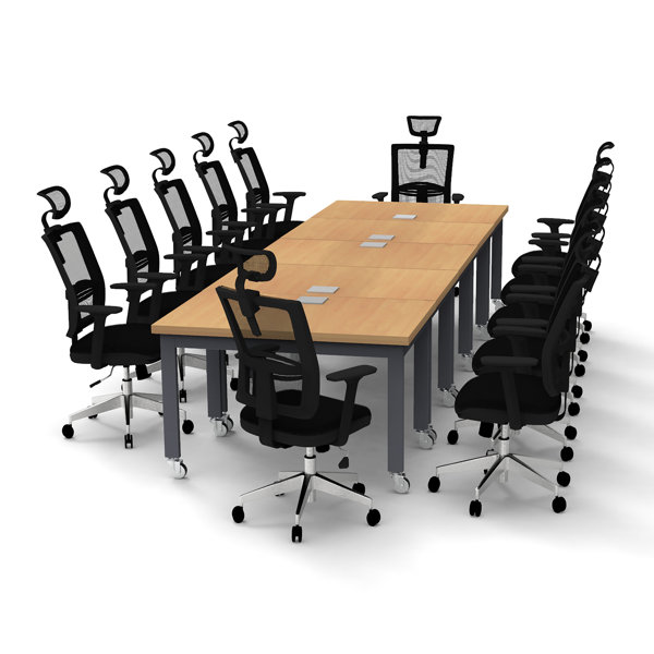 The Twillery Co.® Loehr 12 Person Conference Meeting Tables | Wayfair