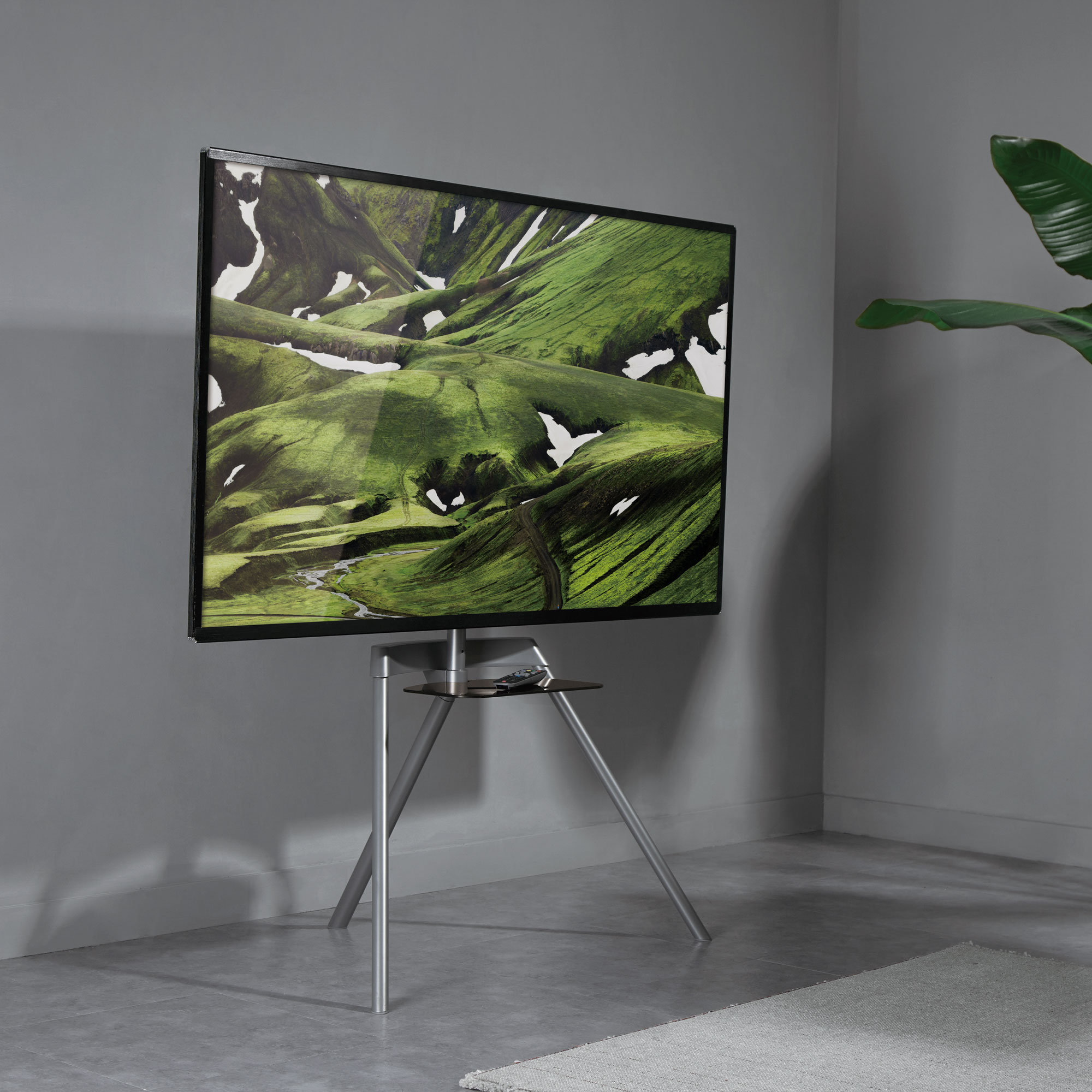 Mount-it Mount-It Easel TV Stand & Portable TV Tripod Holds up to 88 ...