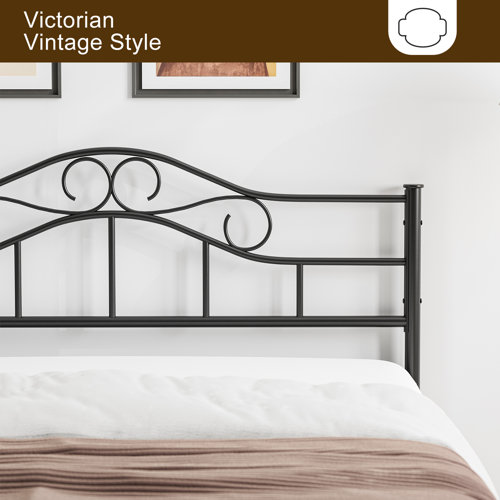 Red Barrel Studio® Anary Metal Headboard, Adjustable Height, Steel ...