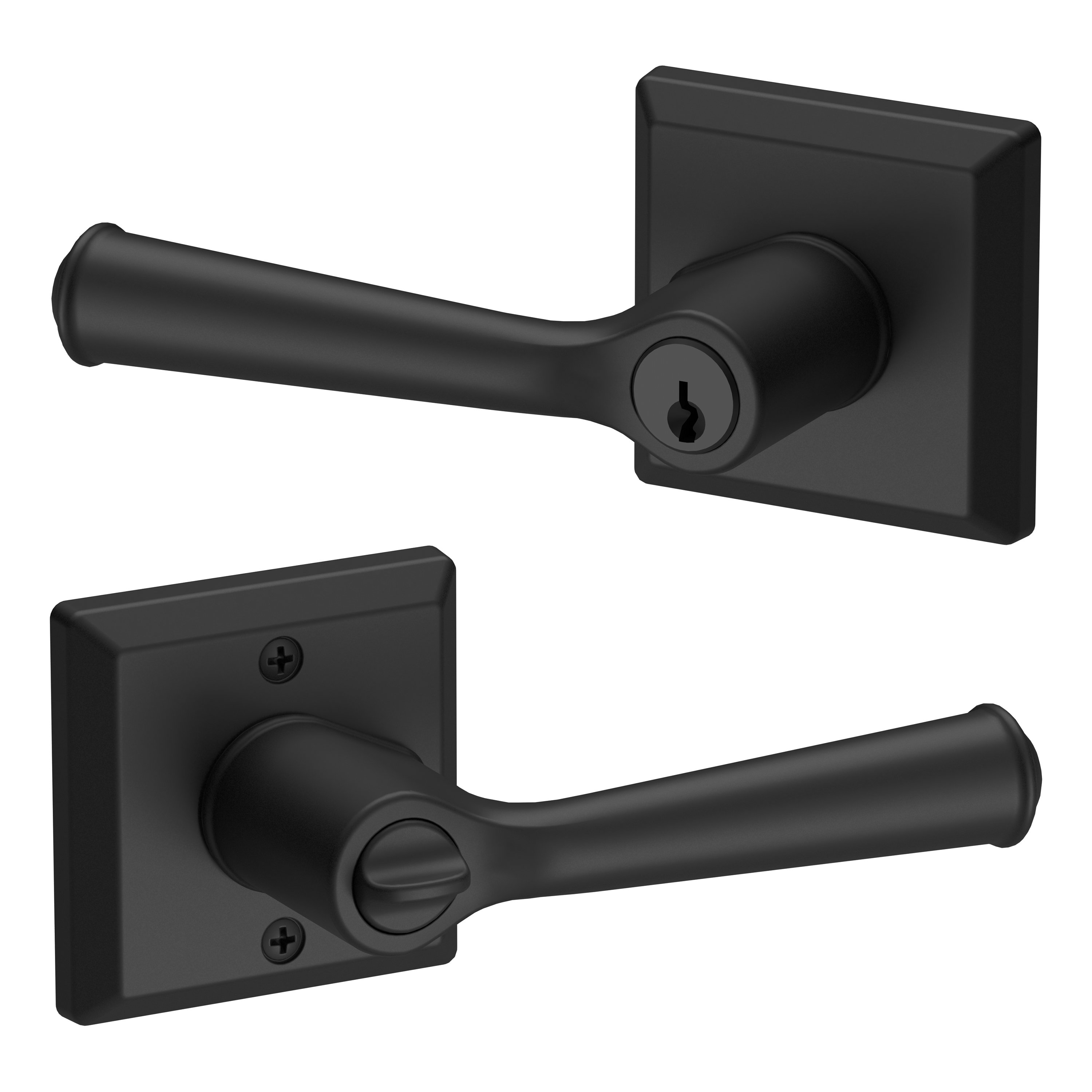 Baldwin Lower Half Handleset with Door Lever | Wayfair