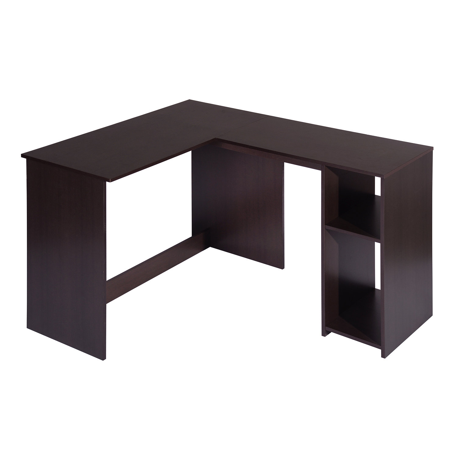 Fityou Corner Computer Desk L-Shaped with 2 Storage Shelves | Wayfair