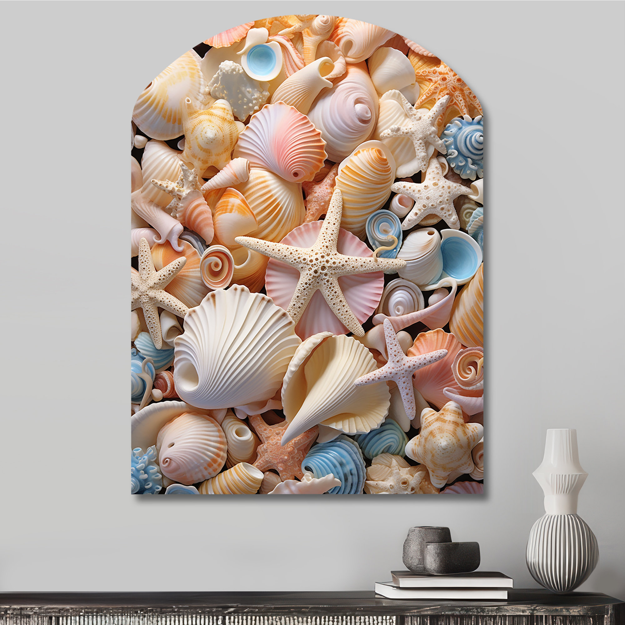 Beachcrest Home™ Seashell Realistic Treasures Realism - Arch Seashell ...