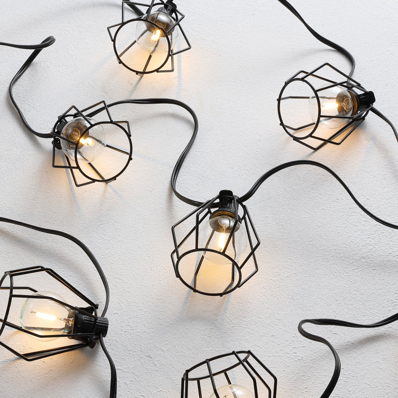 Joss & Main Baltimore 120'' Diamond Caged String Lights & Reviews ...