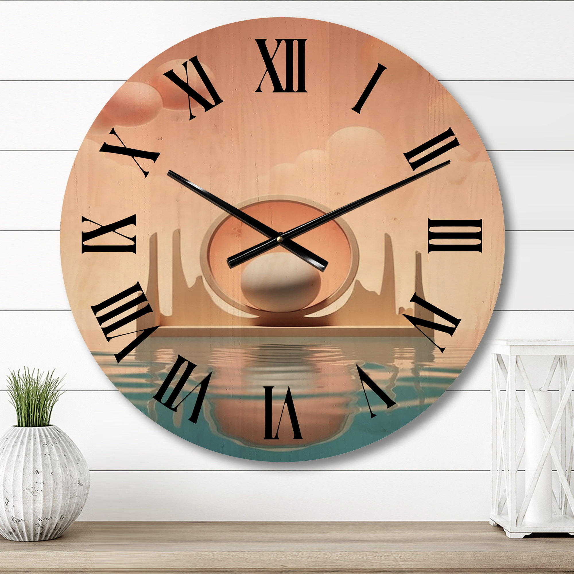 East Urban Home Graphic Bliss Retro Futuristic Architecture IV ...