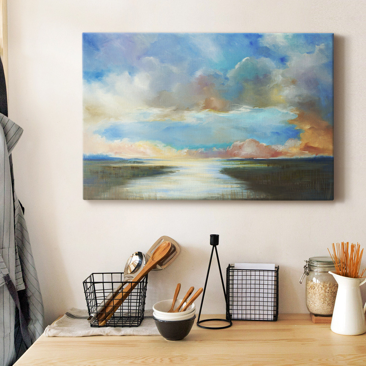 Winston Porter Dawn Breaks Premium Gallery Wrapped Canvas - Ready to ...