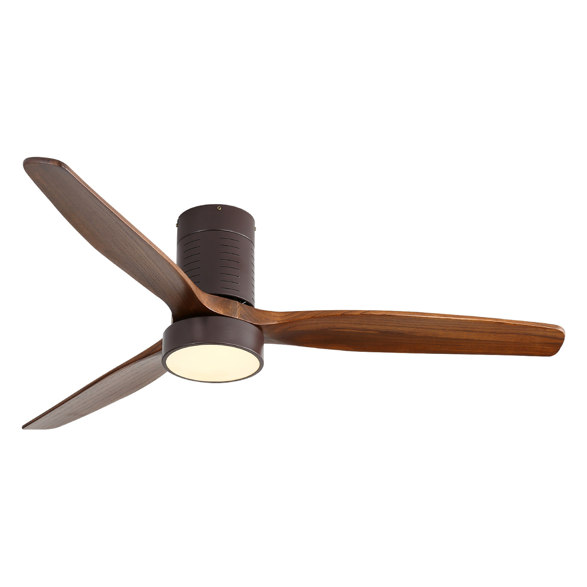Ivy Bronx 23 Inch Mini Led Ceiling Fan With 3 Color Dimmable 3 ABS ...