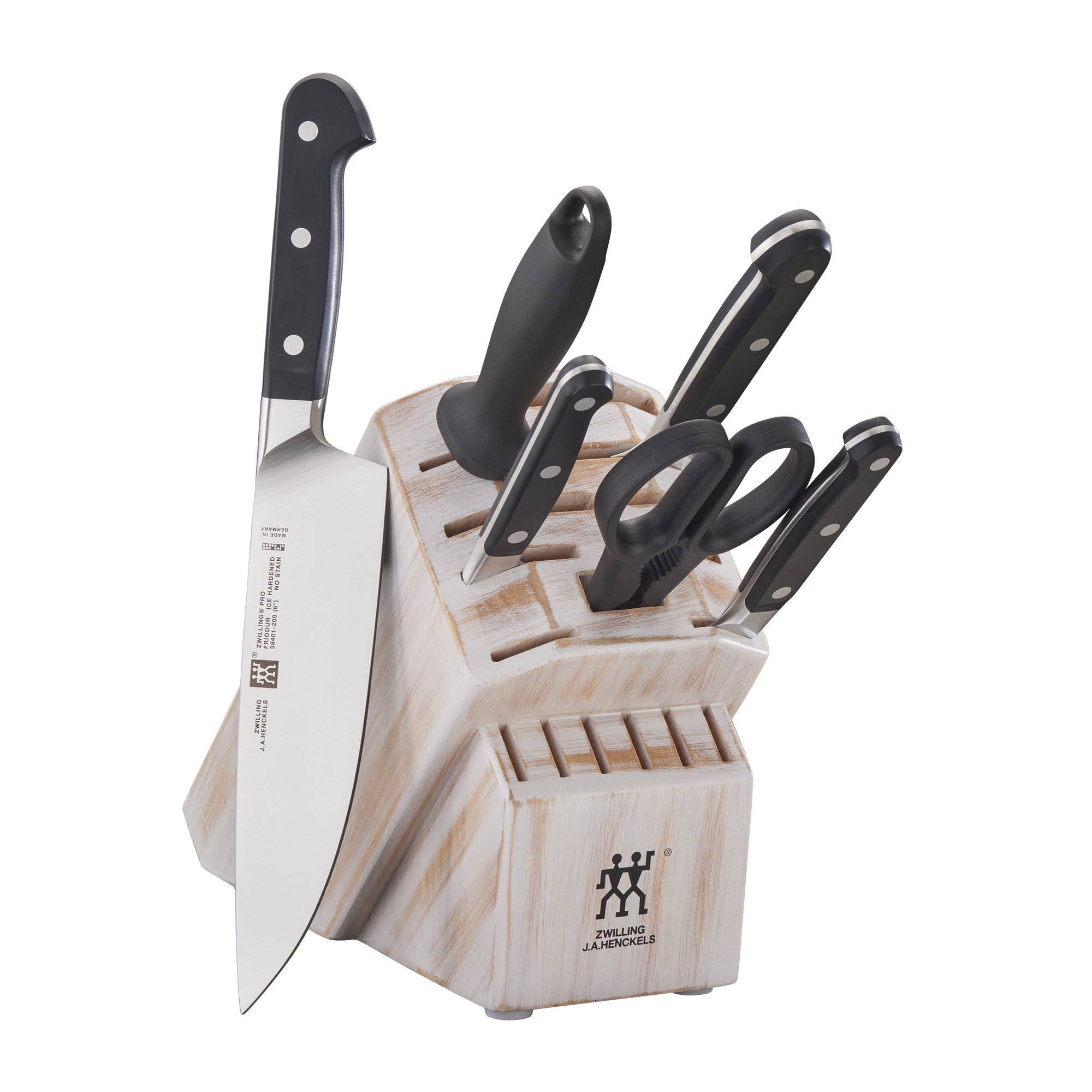 ZWILLING J.A. Henckels ZWILLING Pro 7-Piece Knife Block Set & Reviews ...