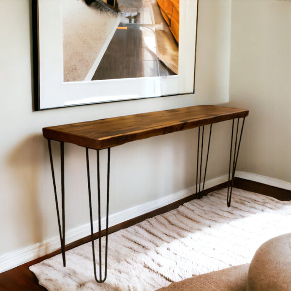 Heirloum(tm) Reclaimed Wood Entry/Console Table with Hairpin Legs | Wayfair
