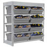 Rebrilliant Junko 33 W x 15 D x 36 H Garage Storage Bin Rack System ...
