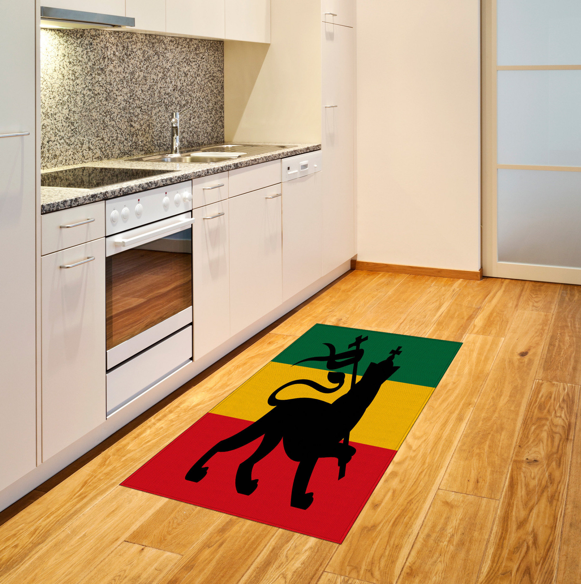 East Urban Home Rasta High Density Long Fiber Poly Threads Decorative ...