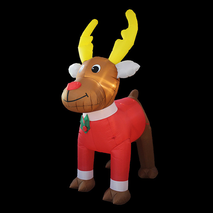 The Seasonal Aisle 3m Inflatable Reindeer | Wayfair.co.uk