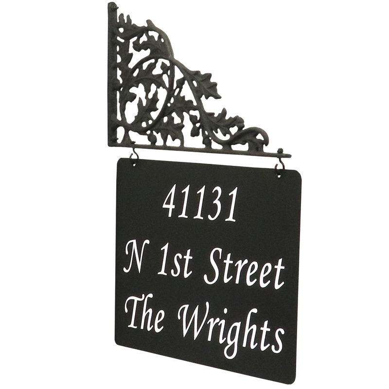 Address America Oak Design Double Sided Reflective Lamppost Sign XL ...