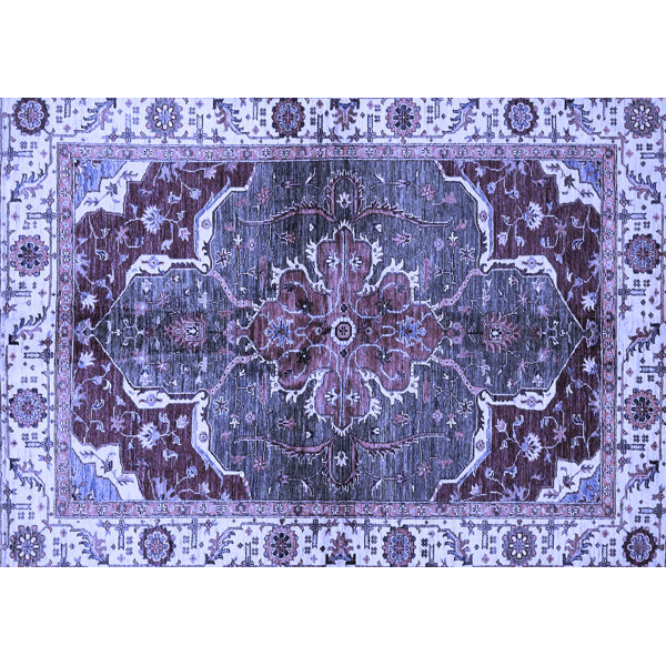 Bungalow Rose Blue/Purple Rug | Wayfair