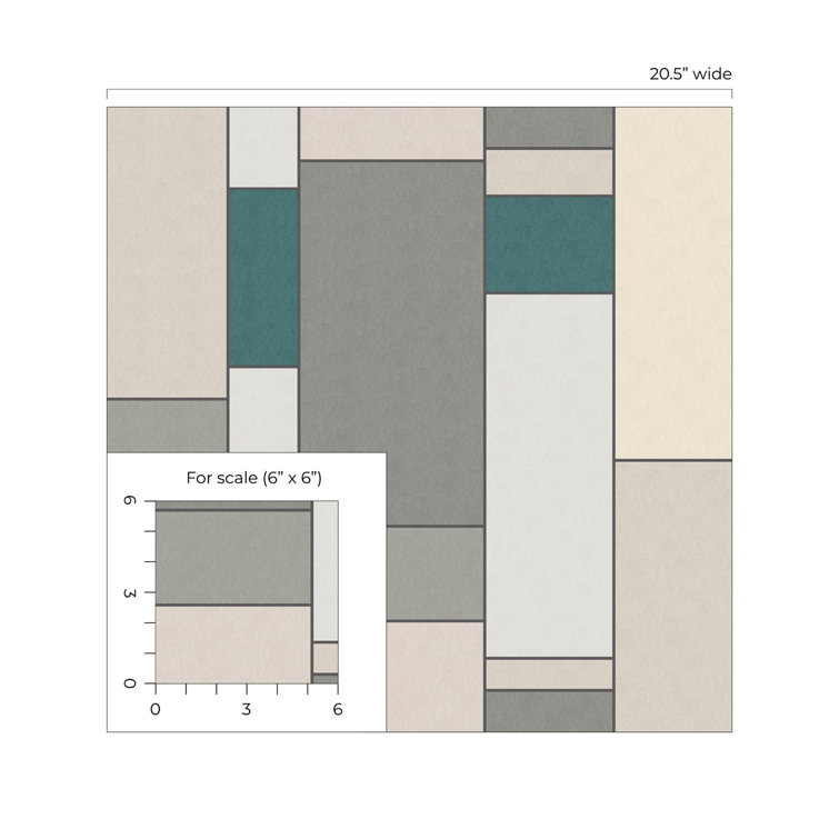Orren Ellis Geometric Roll | Wayfair
