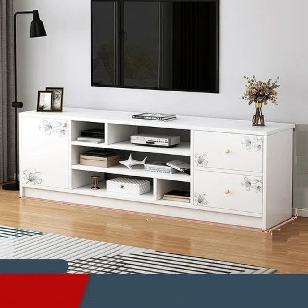 Corrigan Studio Luxury Living Room TV Stands Mobile Console Table ...