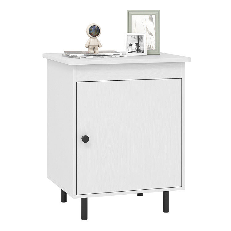 Latitude Run® Nightstand Mid Century End Tables with Door | Wayfair