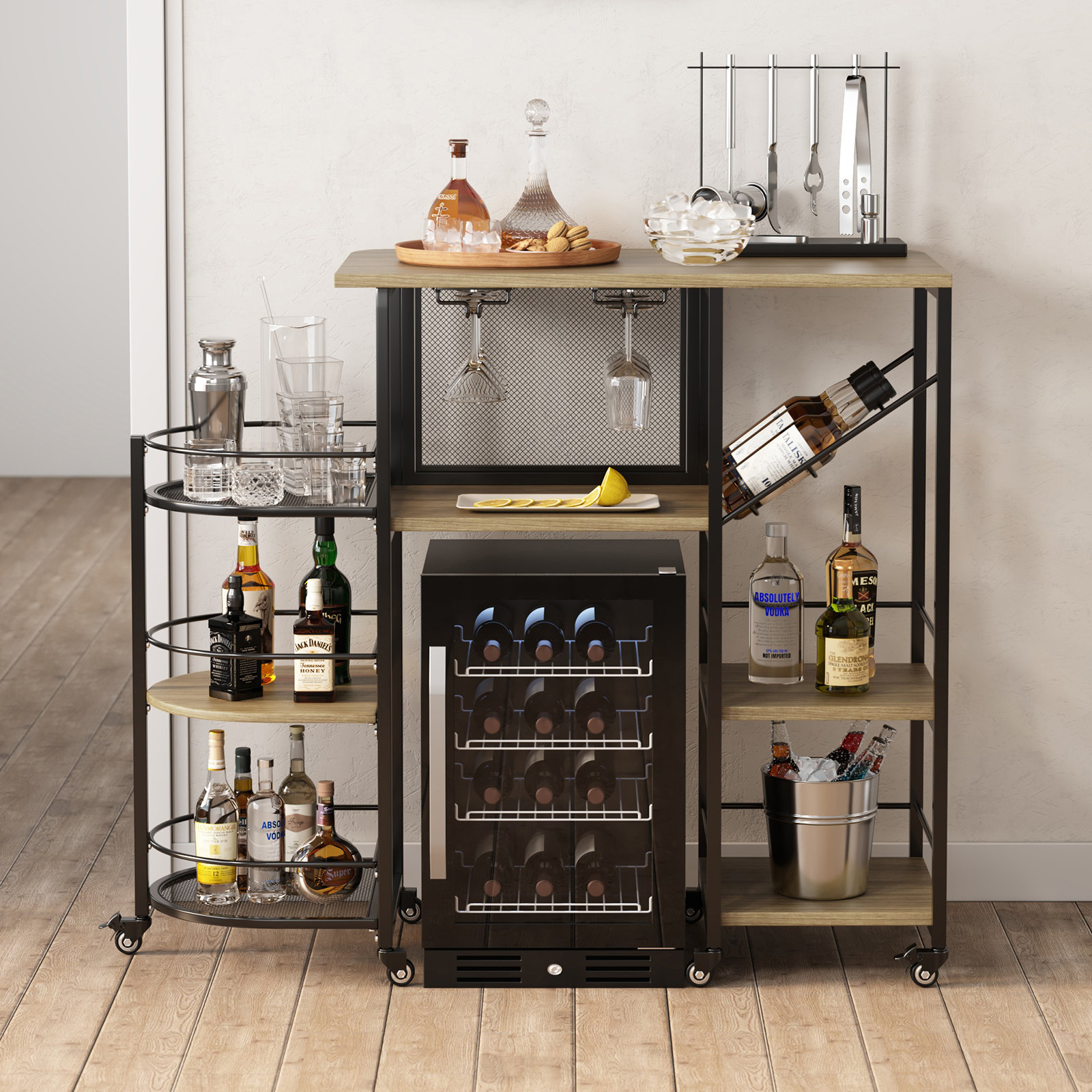 17 Stories Khyron 47.2'' Home Bar | Wayfair