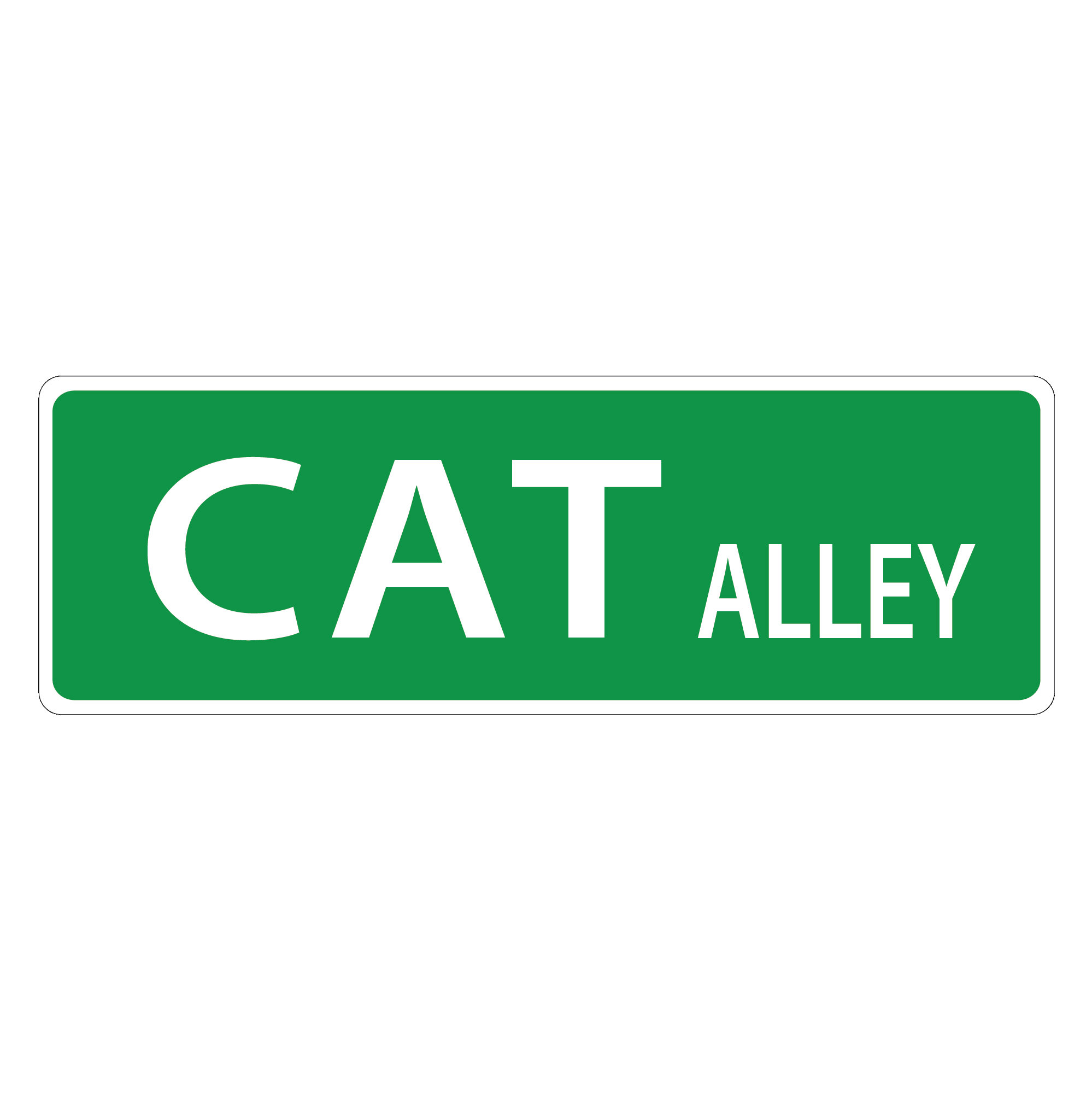 Imagine This Company Cat Hanging Street Sign | Wayfair