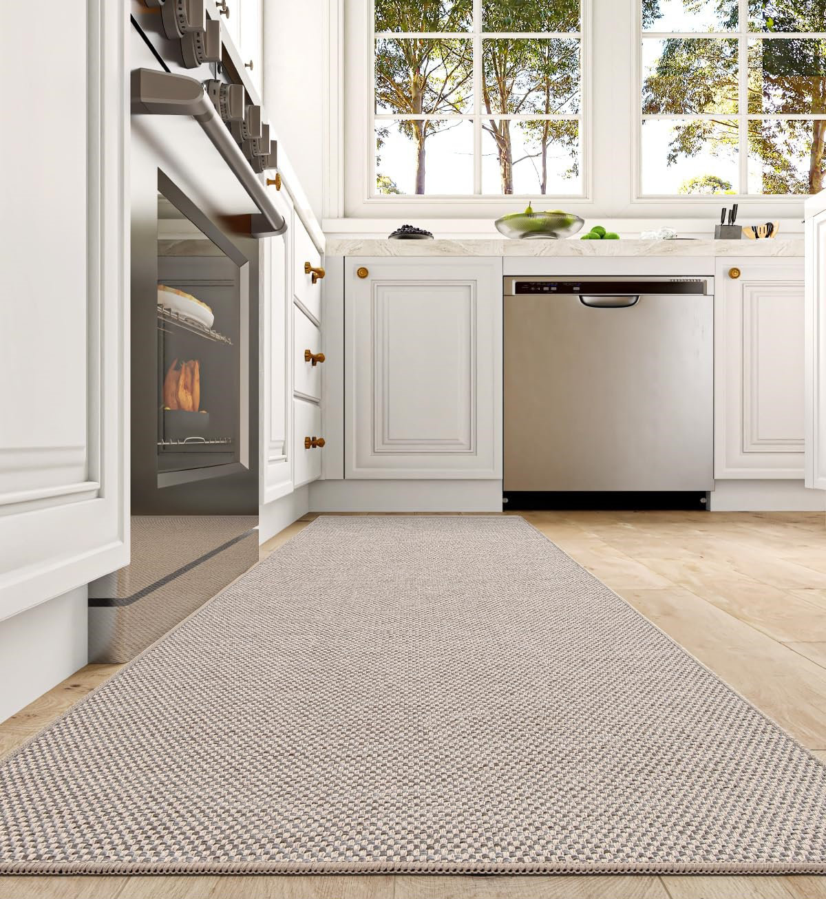 Hokku Designs Soft Kitchen Rugs Non Slip Washable | Wayfair