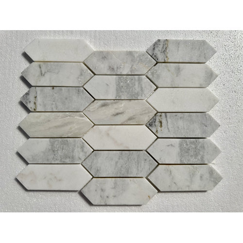 Bloom Stone 2" x 6" Marble Honeycomb Mosaic Wall & Floor Tile & Reviews ...