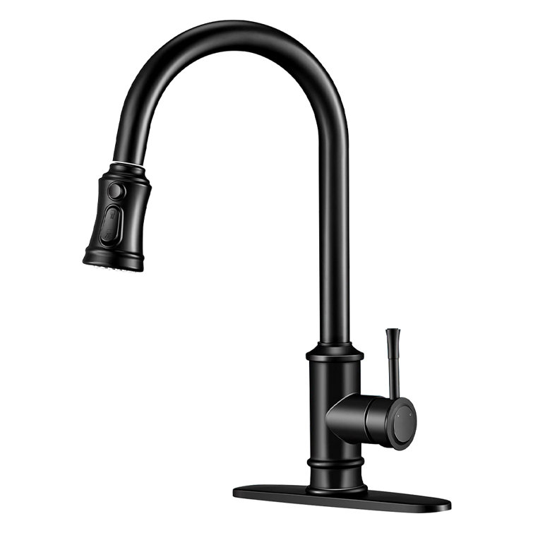 YZZY Pull Down Kitchen Faucet | Wayfair