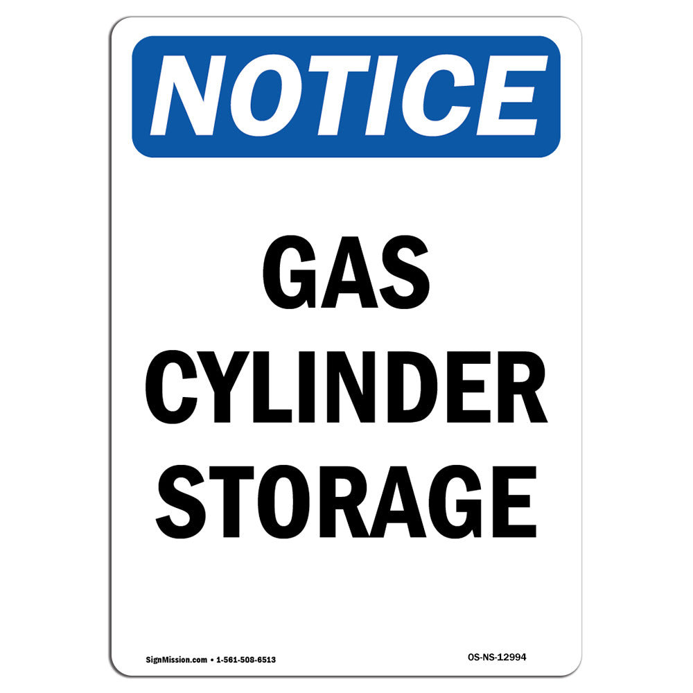 SignMission Gas Cylinder Storage Sign | Wayfair