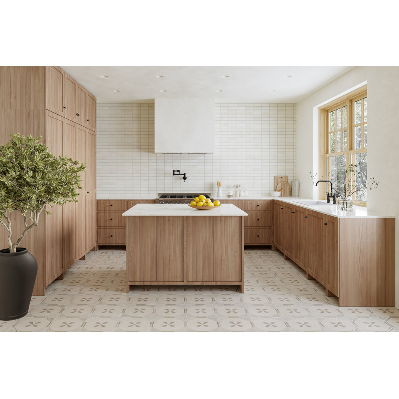 Bedrosians Celine 2" x 6" Matte Porcelain Floor & Wall Tile & Reviews ...