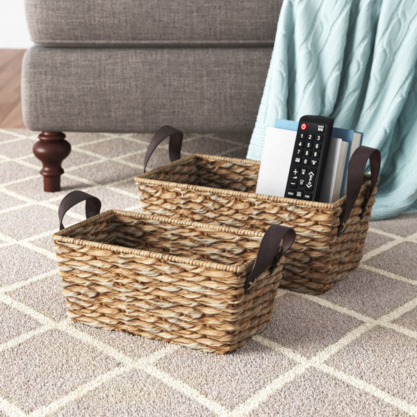 Dovecove 2 Piece Wicker Basket Set | Wayfair