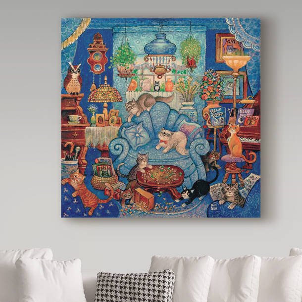 Trademark Art Bill Bell The Fairy Castle On Canvas by Bill Bell Print ...