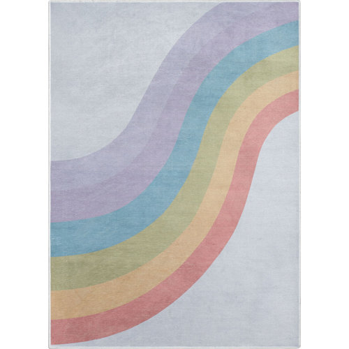 Well Woven Kids Rugs Rainbow Modern Multi Color Area Rug & Reviews ...