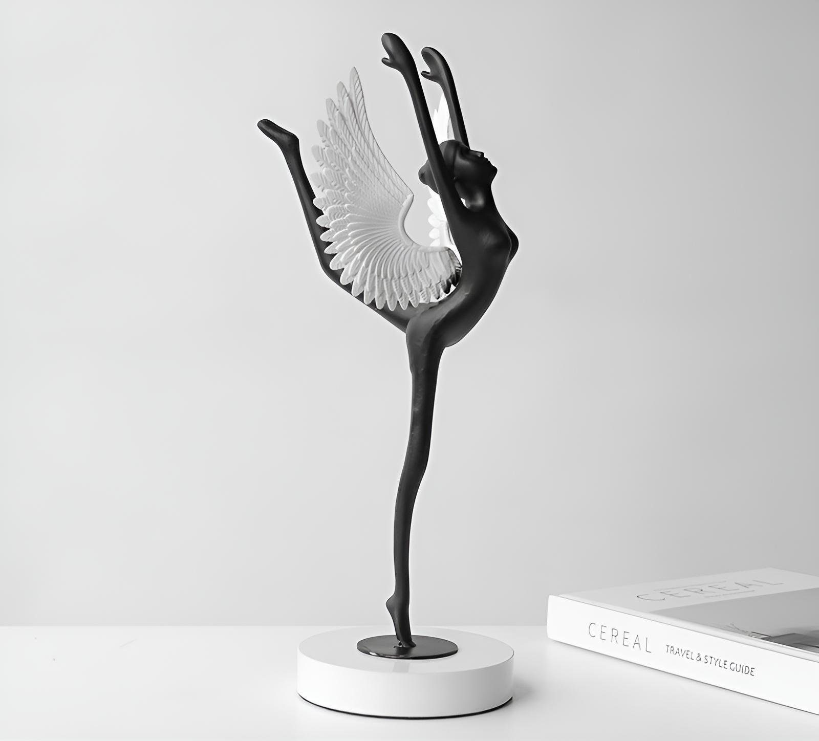 Orren Ellis Minimalist High-End Small-Scale Dance Girl Figure Sculpture ...