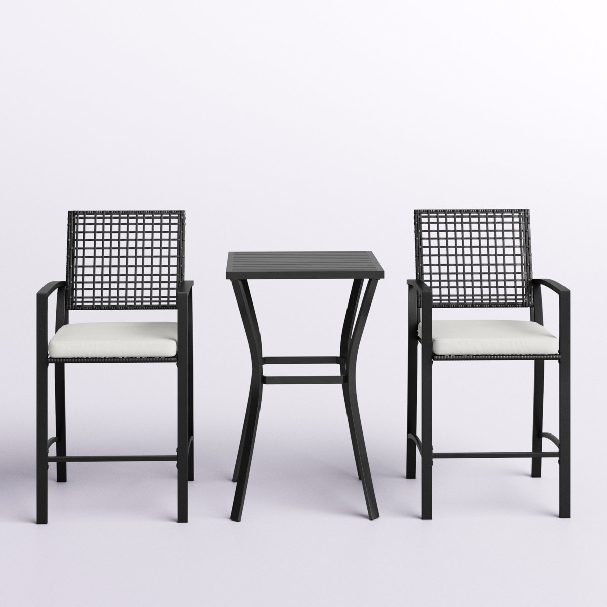 Laurel Foundry Modern Farmhouse® Mendes Square 2 - Person 23.5" Long ...