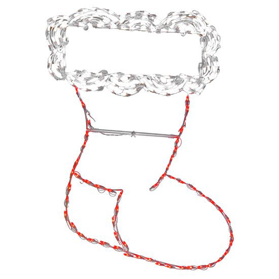 The Holiday Aisle® Stocking Lighted Display | Wayfair