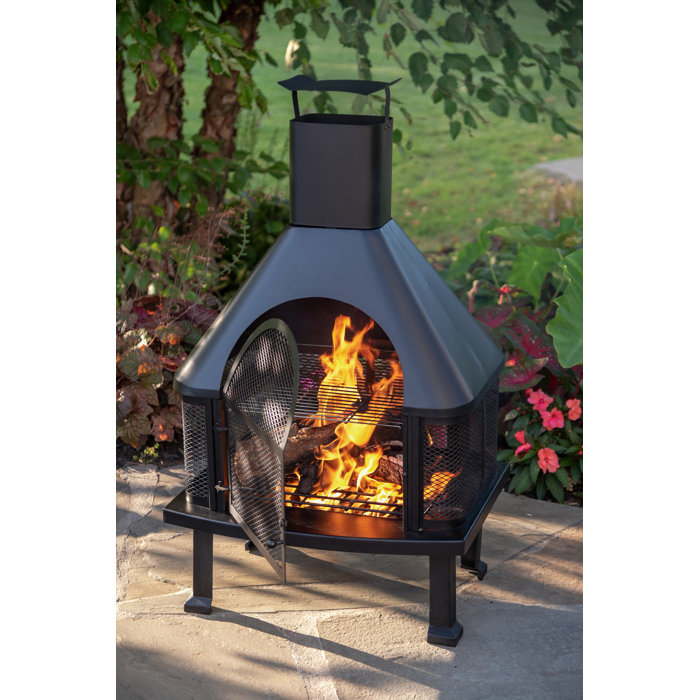 Endless Summer Joy by Endless Summer, Black Wood Burning Outdoor ...