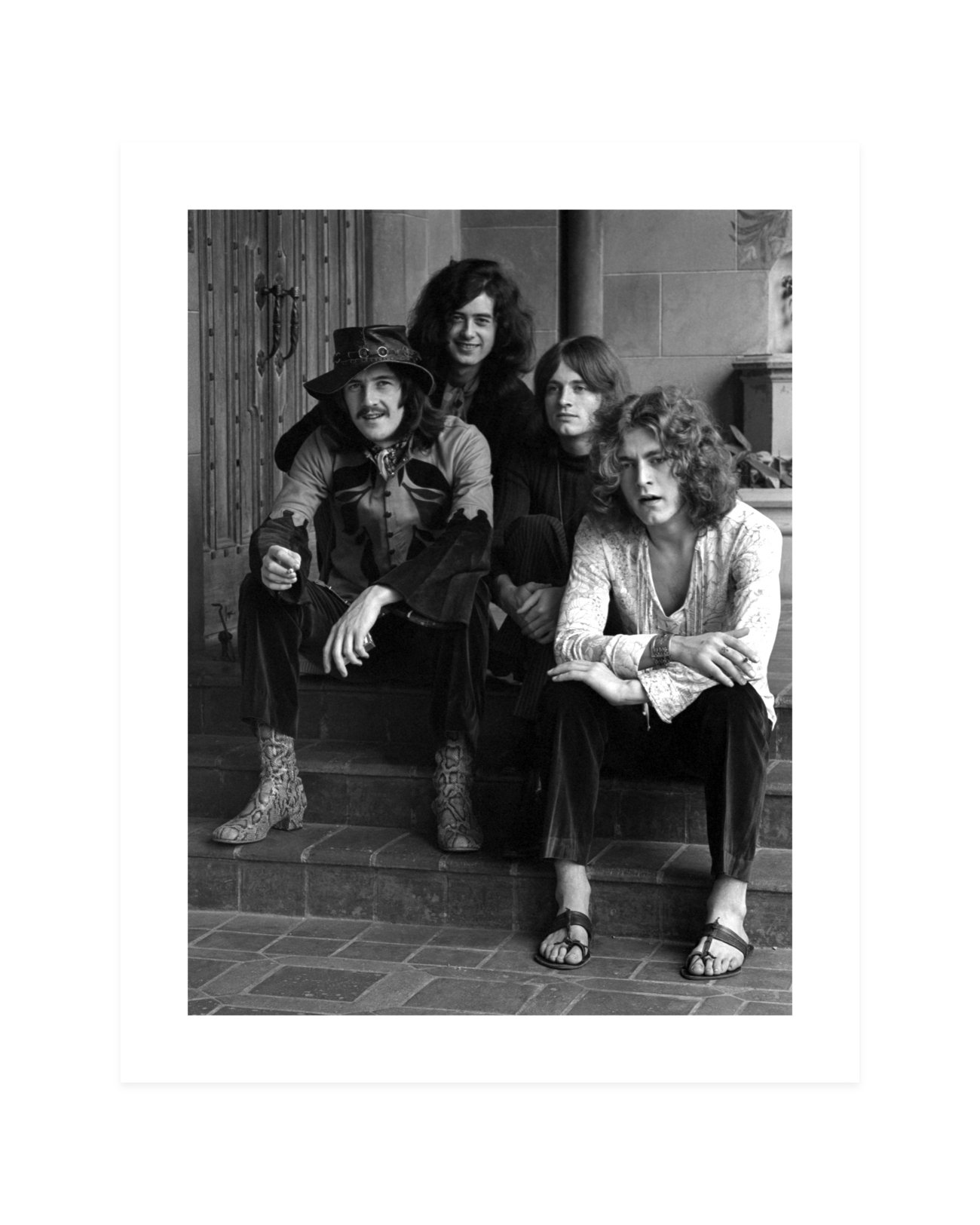 Globe Photos Entertainment & Media Portrait of Led Zeppelin Band ...