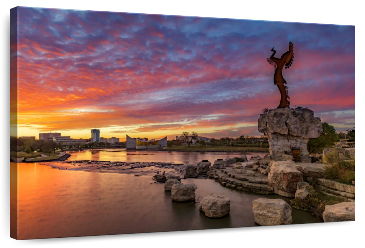Ebern Designs Kavia Wichita Sunset Horizon | Wayfair