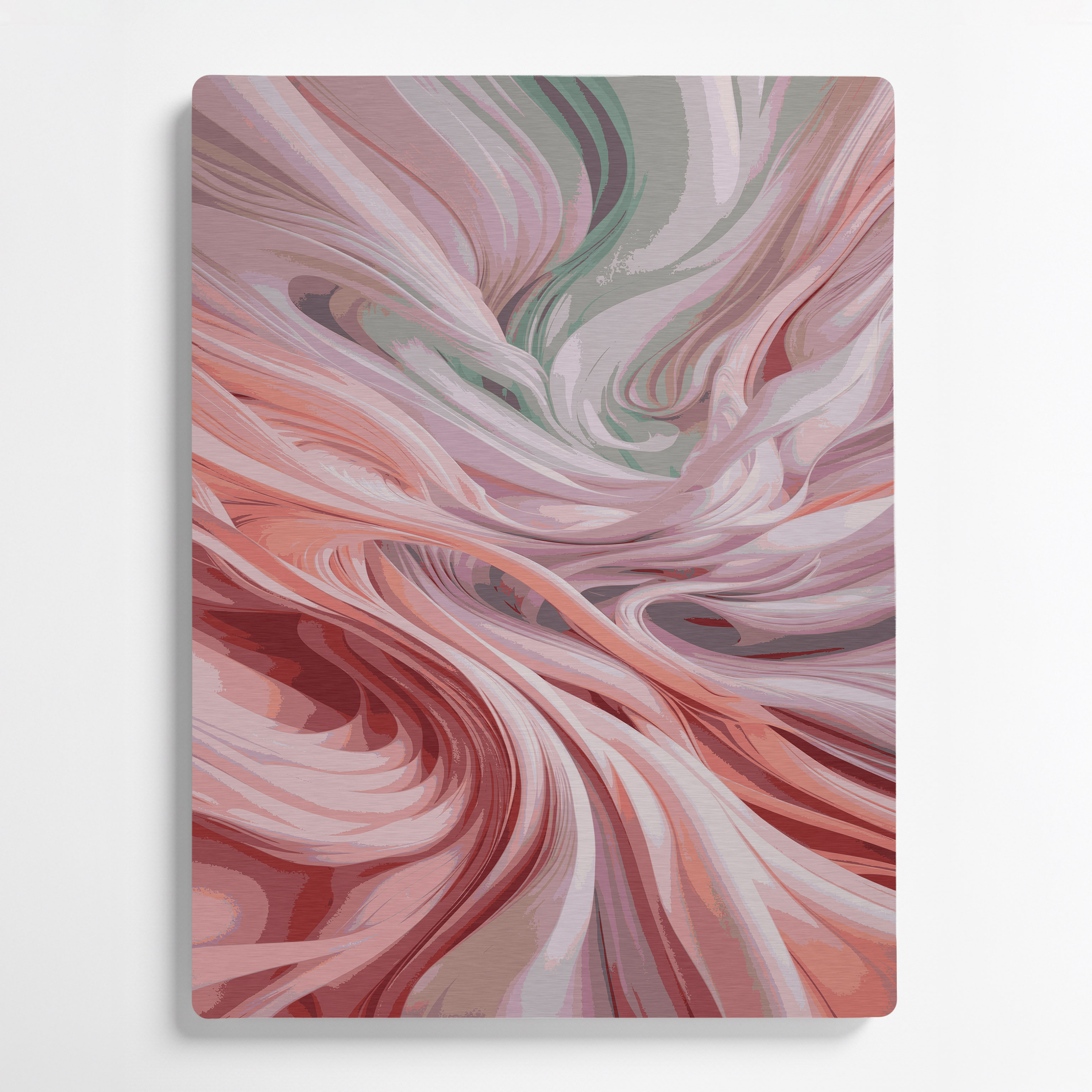 Orren Ellis Digital Abstraction 84 Pink Metal Wall Art - Wayfair Canada