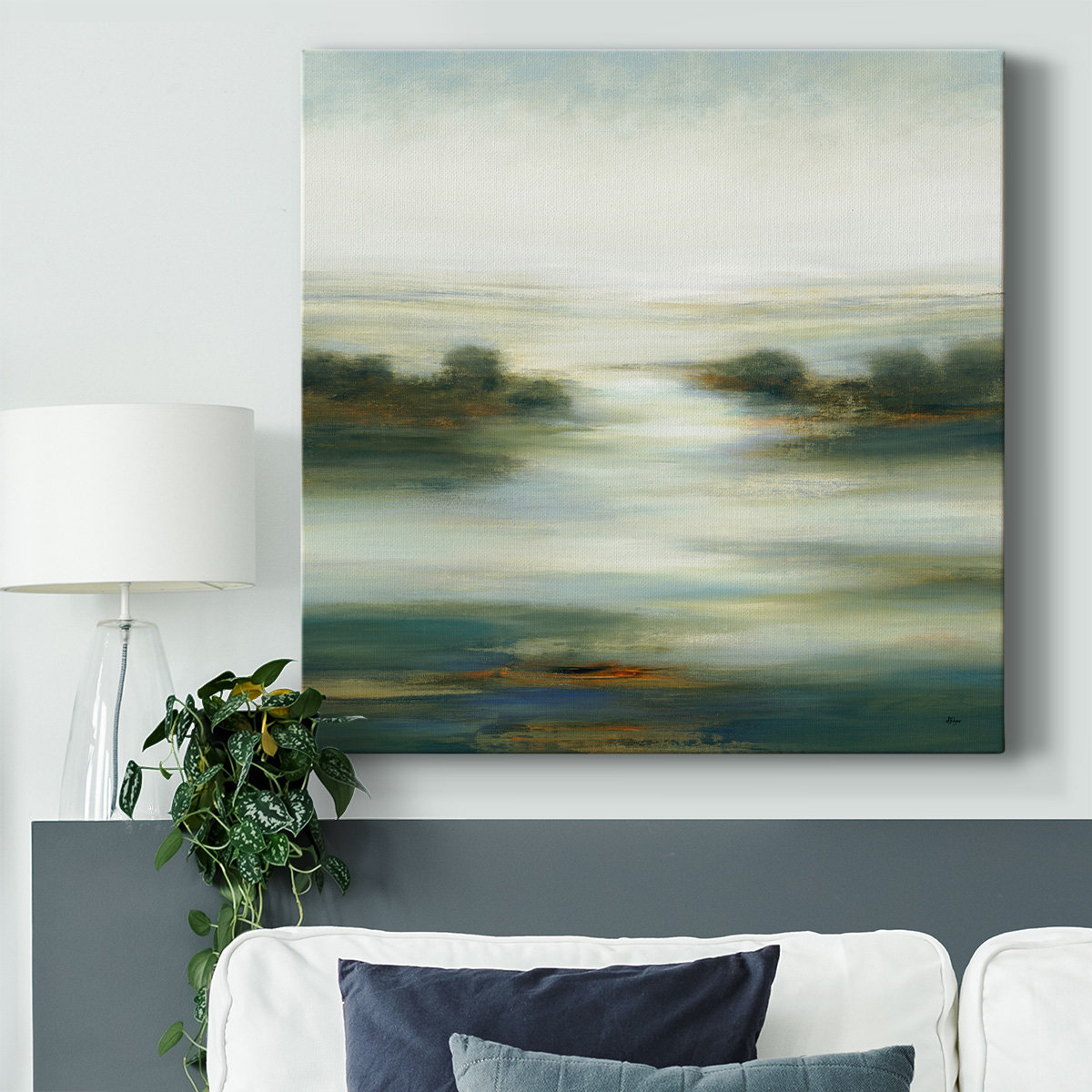 Brayden Studio® Peaceful Scape On Canvas Print | Wayfair