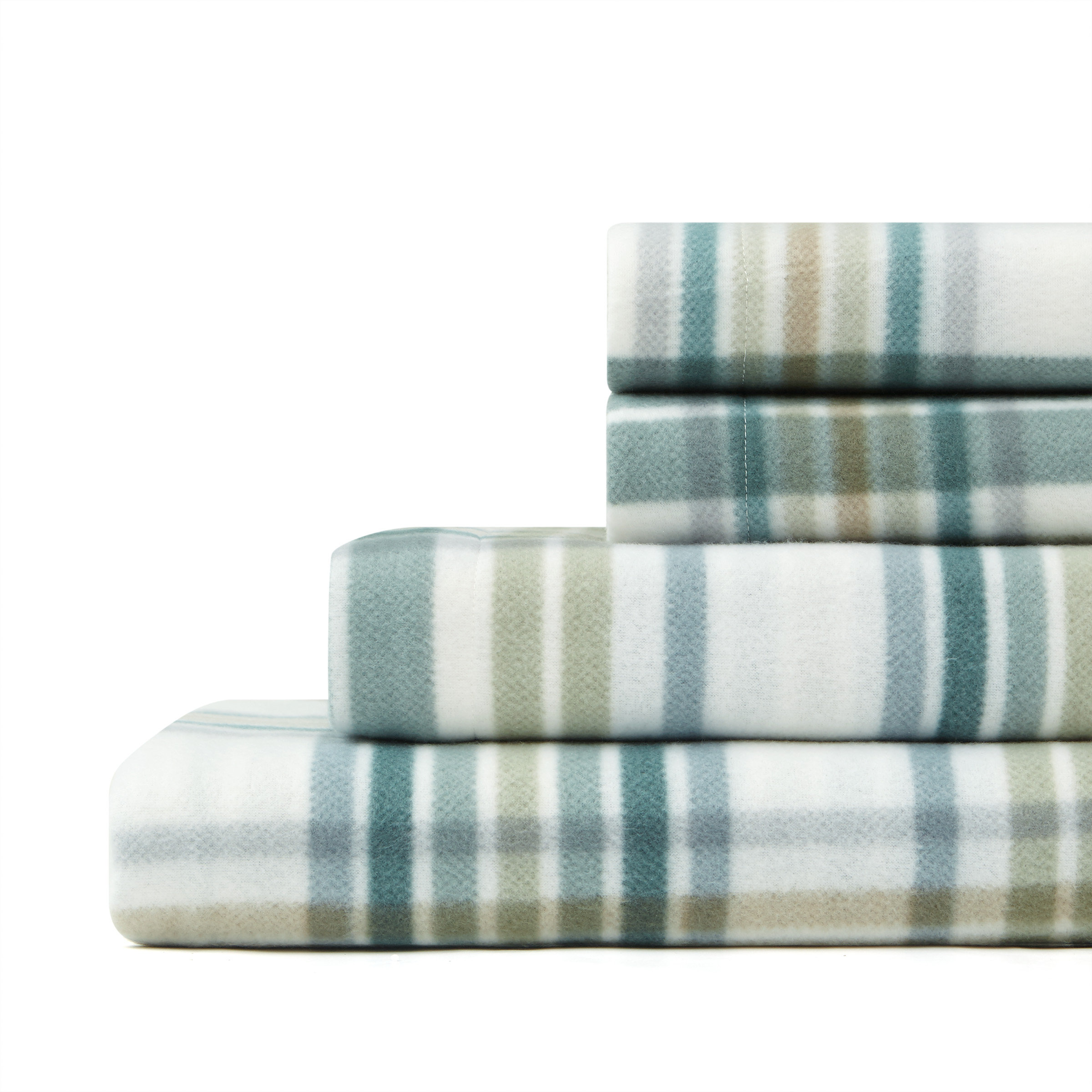 Highline Bedding Co. Khaki Plaid Sheet Set | Wayfair