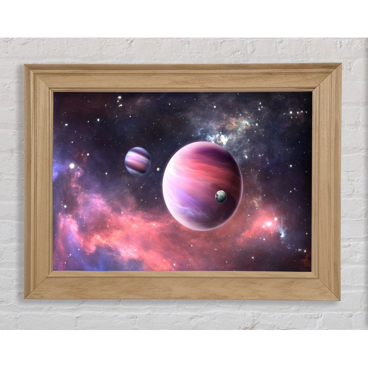Bright Star Planets In Orbit - Single Picture Frame Art Prints ...
