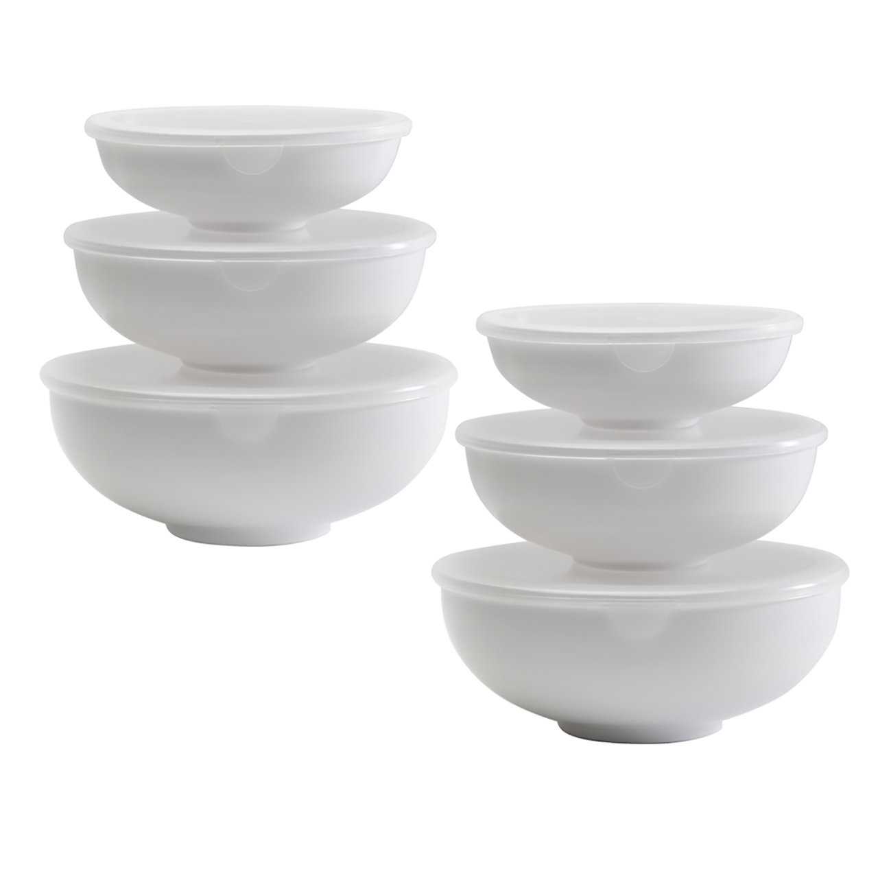 Rebrilliant 6 Piece Nesting Prep Bowls Melamine 8oz. Candy/Nut bowl ...
