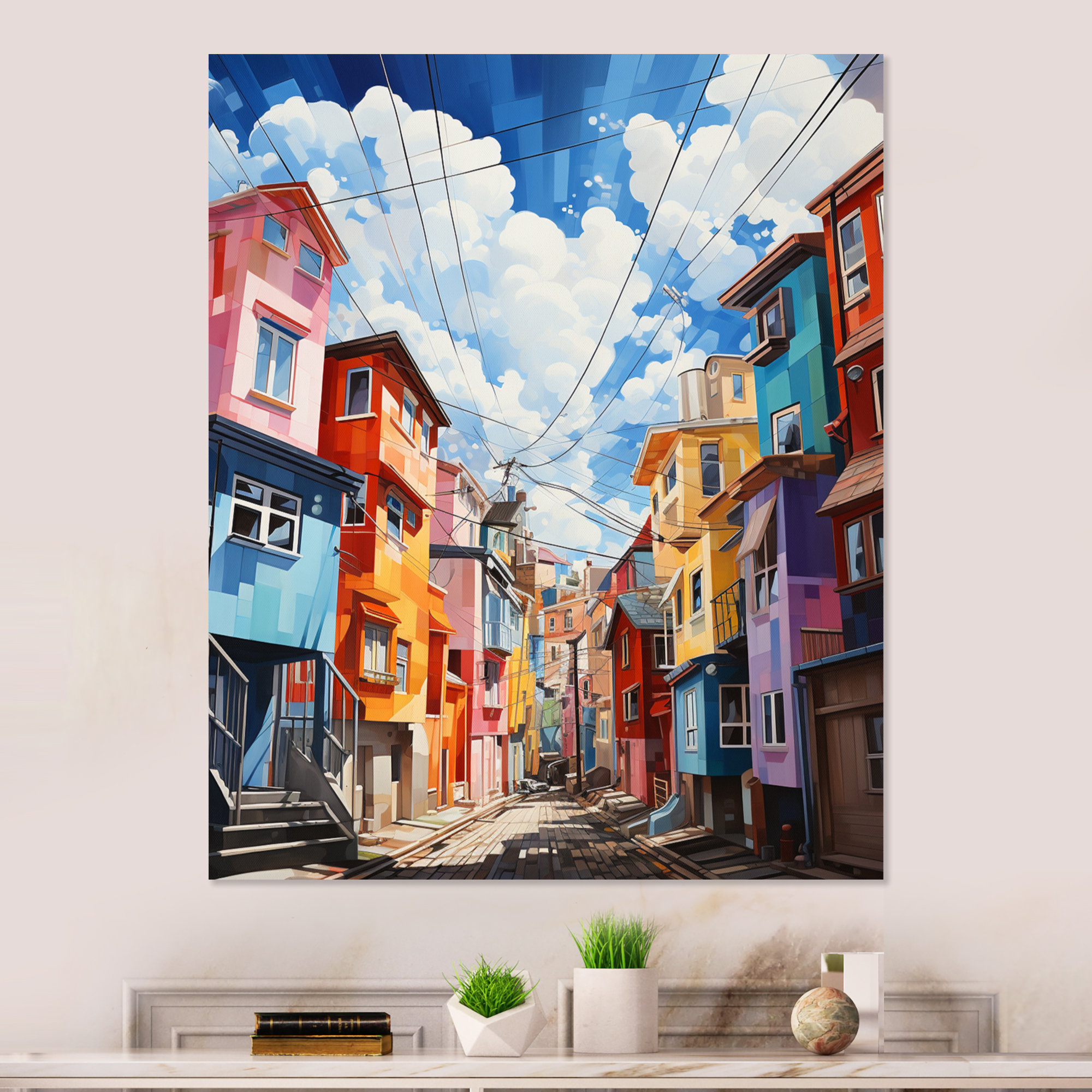 Winston Porter Surrealism City I - Abstract Realism Metal Wall Art ...