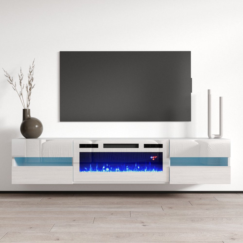 Orren Ellis Rameesa 72'' Media Console & Reviews | Wayfair