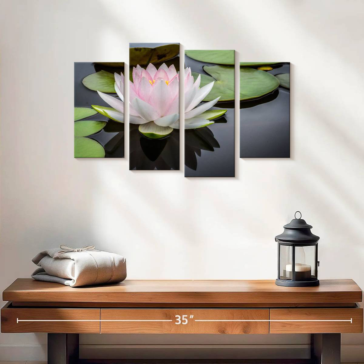 Lark Manor Harnek Pinkish White Lotus - Wayfair Canada