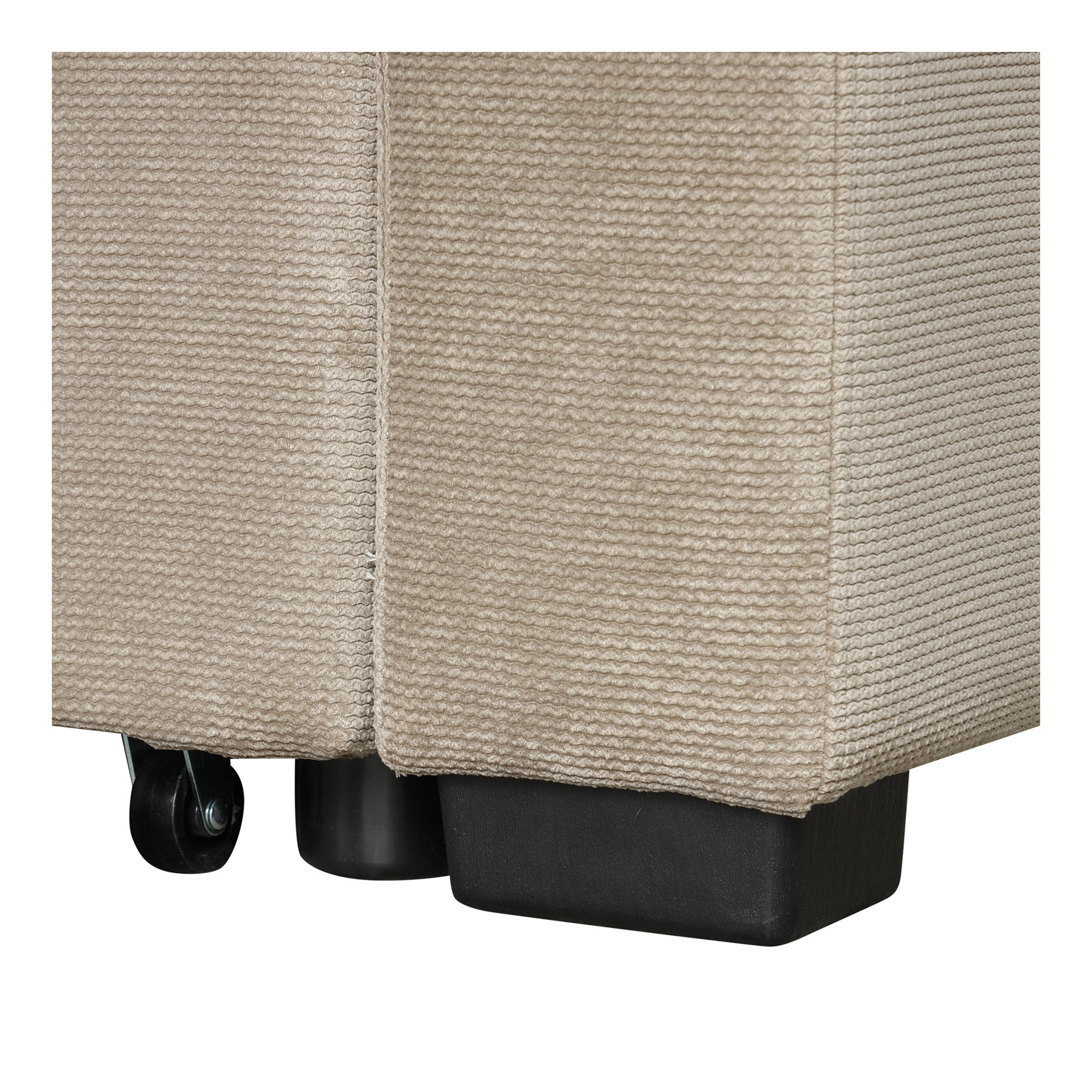 Latitude Run® 82.6" L-shape Sofa Bed Pull-out Sleeper Sofa with Wheels ...